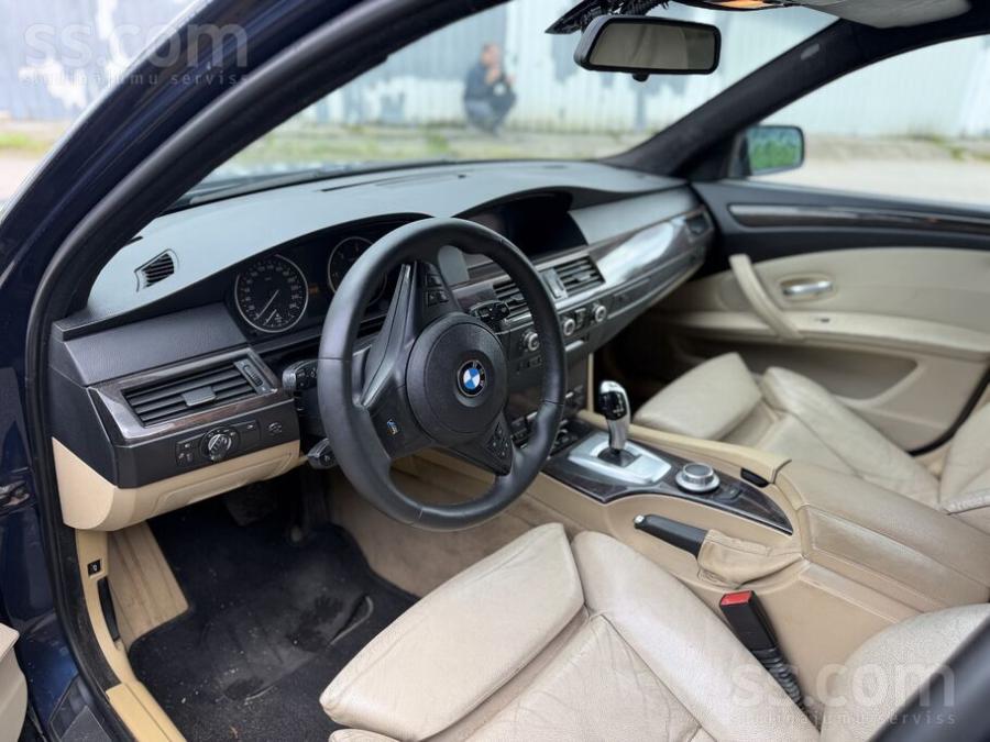 Zils BMW 530 2007 Rīga, ar dzinēja tilpumu 3.00 L un nobraukumu 350 tūkst. km par 4350 €, foto 7 vietnē AUTOMOTO.COM.LV