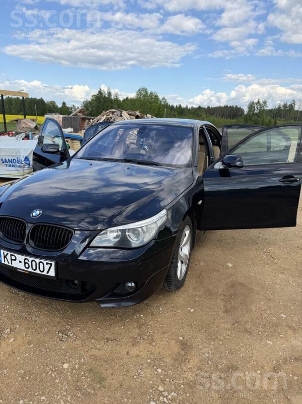 Blue BMW 530 2007 in Preili, with an engine capacity of 3.00 L and mileage of 312 thousand km for 4250 €, photo 1 on AUTOMOTO.COM.LV