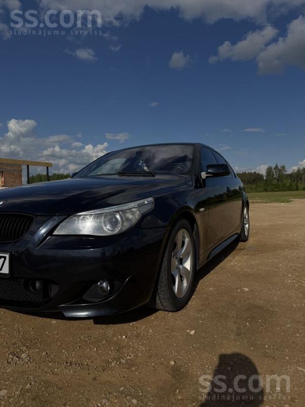 Blue BMW 530 2007 in Preili, with an engine capacity of 3.00 L and mileage of 312 thousand km for 4250 €, photo 2 on AUTOMOTO.COM.LV