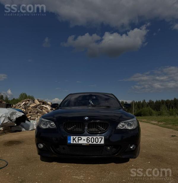 Blue BMW 530 2007 in Preili, with an engine capacity of 3.00 L and mileage of 312 thousand km for 4250 €, photo 3 on AUTOMOTO.COM.LV