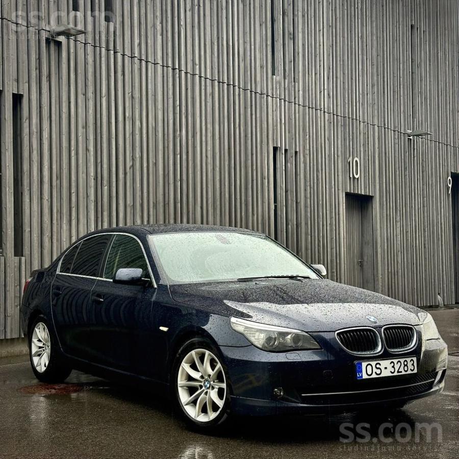 Синий БМВ 530 2007 в Рига, объемом двигателя 3.00 л и пробегом 328 тыс. км за 4850 €, фото 1 на AUTOMOTO.COM.LV