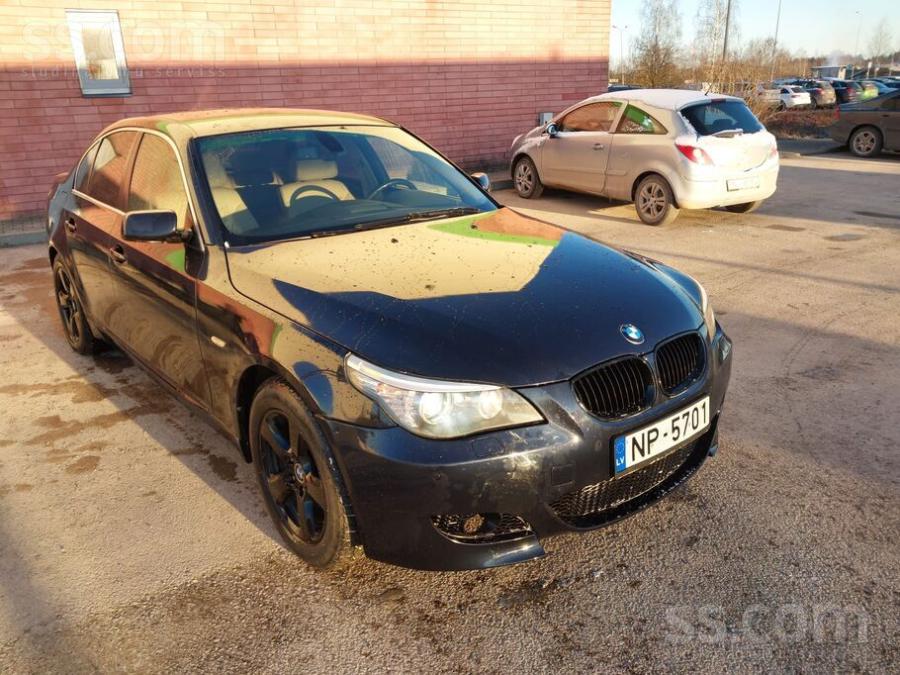 Blue BMW 530 2008 in Tukums, with an engine capacity of 3.00 L and mileage of 427 thousand km for 6500 €, photo 2 on AUTOMOTO.COM.LV
