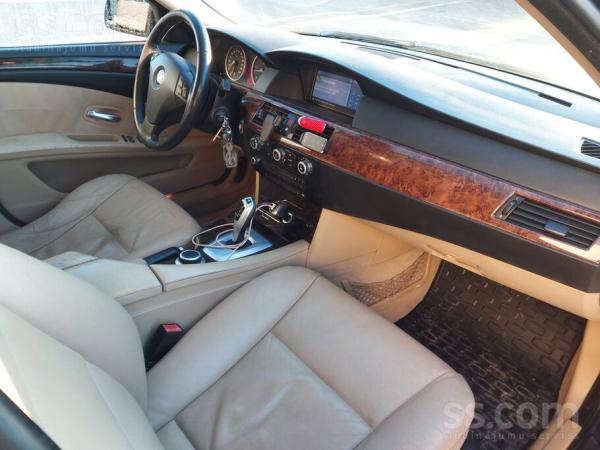 Синий БМВ 530 2008 в Тукумс, объемом двигателя 3.00 л и пробегом 427 тыс. км за 6500 €, фото 6 на AUTOMOTO.COM.LV