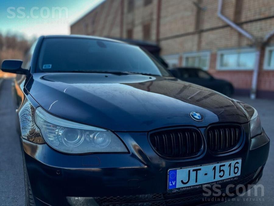 Синий БМВ 530 2009 в Рига, объемом двигателя 3.00 л и пробегом 371 тыс. км за 6200 €, фото 3 на AUTOMOTO.COM.LV