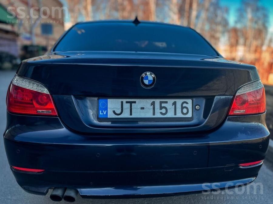 Синий БМВ 530 2009 в Рига, объемом двигателя 3.00 л и пробегом 371 тыс. км за 6200 €, фото 19 на AUTOMOTO.COM.LV