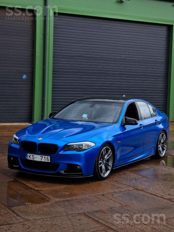 Blue BMW 530 2010 in Riga, with an engine capacity of 3.00 L and mileage of 383 thousand km for 13000 €, photo 1 on AUTOMOTO.COM.LV