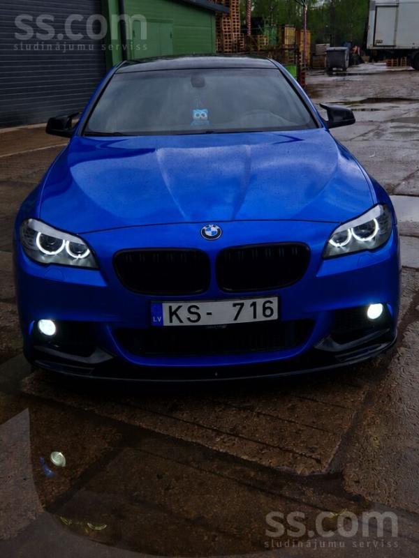 Blue BMW 530 2010 in Riga, with an engine capacity of 3.00 L and mileage of 383 thousand km for 13000 €, photo 2 on AUTOMOTO.COM.LV