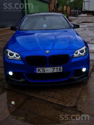 Blue BMW 530 2010 in Riga, with an engine capacity of 3.00 L and mileage of 383 thousand km for 13000 €, photo 3 on AUTOMOTO.COM.LV