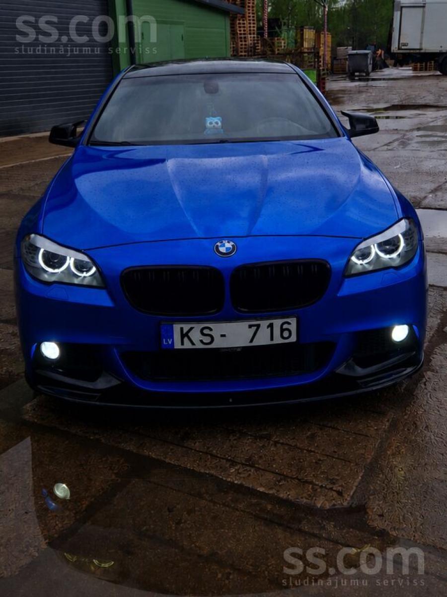 Blue BMW 530 2010 in Riga, with an engine capacity of 3.00 L and mileage of 383 thousand km for 13000 €, photo 3 on AUTOMOTO.COM.LV