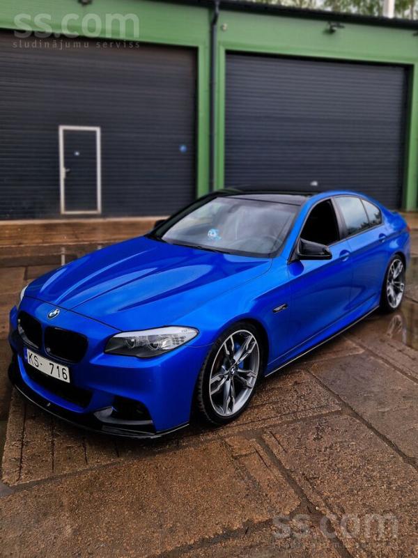 Blue BMW 530 2010 in Riga, with an engine capacity of 3.00 L and mileage of 383 thousand km for 13000 €, photo 6 on AUTOMOTO.COM.LV