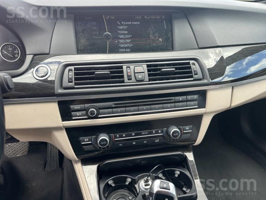 Zils BMW 530 2011 Rīga, ar dzinēja tilpumu 3.00 L un nobraukumu 151 tūkst. km par 9500 €, foto 12 vietnē AUTOMOTO.COM.LV