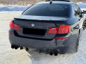 Blue BMW 530 2012 in Mazeikiai, with an engine capacity of 3.00 L and mileage of 250 thousand km for 13999 €, photo 4 on AUTOMOTO.COM.LV