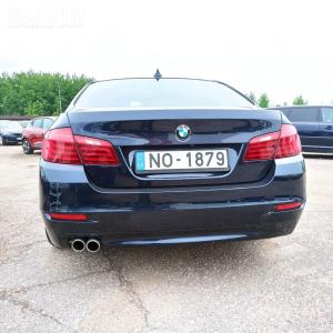 Blue BMW 530 2013 in Daugavpils, with an engine capacity of 3.00 L and mileage of 0 thousand km for 1900 €, photo 6 on AUTOMOTO.COM.LV