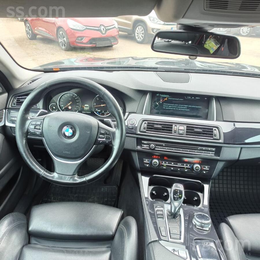 Blue BMW 530 2013 in Daugavpils, with an engine capacity of 3.00 L and mileage of 0 thousand km for 1900 €, photo 18 on AUTOMOTO.COM.LV
