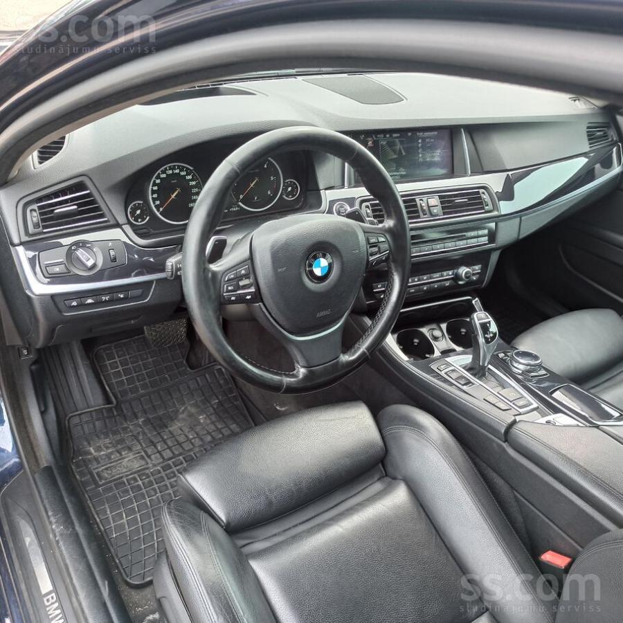 Blue BMW 530 2013 in Daugavpils, with an engine capacity of 3.00 L and mileage of 0 thousand km for 1900 €, photo 29 on AUTOMOTO.COM.LV