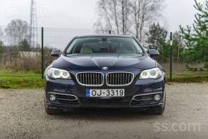 Blue BMW 530 2013 in Riga, with an engine capacity of 3.00 L and mileage of 296 thousand km for 14990 €, photo 2 on AUTOMOTO.COM.LV