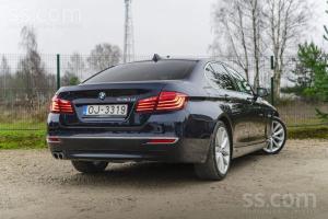 Blue BMW 530 2013 in Riga, with an engine capacity of 3.00 L and mileage of 296 thousand km for 14990 €, photo 6 on AUTOMOTO.COM.LV
