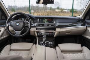 Blue BMW 530 2013 in Riga, with an engine capacity of 3.00 L and mileage of 296 thousand km for 14990 €, photo 11 on AUTOMOTO.COM.LV