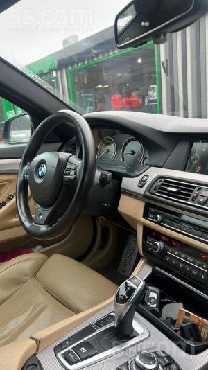 Blue BMW 530 2013 in Riga, with an engine capacity of 3.00 L and mileage of 420 thousand km for 12500 €, photo  on AUTOMOTO.COM.LV