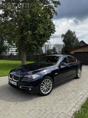 Blue BMW 530 2013 in Riga, with an engine capacity of 3.00 L and mileage of 273 thousand km for 12300 €, photo  on AUTOMOTO.COM.LV