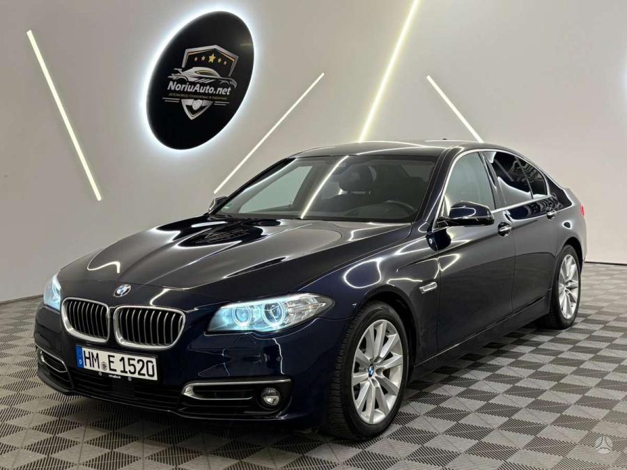 Blue BMW 530 2013 in Marijampole, with an engine capacity of 2.99 L and mileage of 244 thousand km for 11650 €, photo 6 on AUTOMOTO.COM.LV