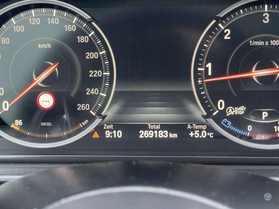 Zils BMW 530 2014 Kauņa, ar dzinēja tilpumu 2.99 L un nobraukumu 269 tūkst. km par 15550 €, foto 24 vietnē AUTOMOTO.COM.LV