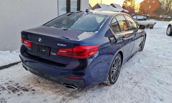 Blue BMW 530 2017 in Mazeikiai, with an engine capacity of 2.00 L and mileage of 250 thousand km for 12850 €, photo 4 on AUTOMOTO.COM.LV