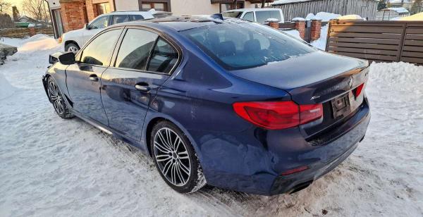 Blue BMW 530 2017 in Mazeikiai, with an engine capacity of 2.00 L and mileage of 250 thousand km for 12850 €, photo 6 on AUTOMOTO.COM.LV