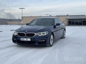 Blue BMW 530 2017 in Riga, with an engine capacity of 3.00 L and mileage of 167 thousand km for 26490 €, photo  on AUTOMOTO.COM.LV