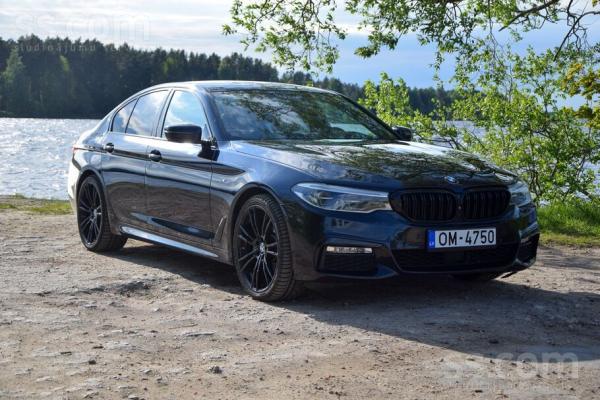 Blue BMW 530 2017 in Ogre, with an engine capacity of 3.00 L and mileage of 220 thousand km for 20050 €, photo 1 on AUTOMOTO.COM.LV