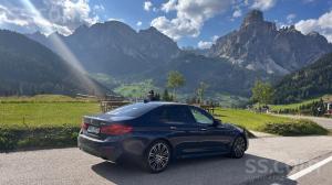 Blue BMW 530 2017 in Riga, with an engine capacity of 2.00 L and mileage of 78 thousand km for 25990 €, photo 10 on AUTOMOTO.COM.LV