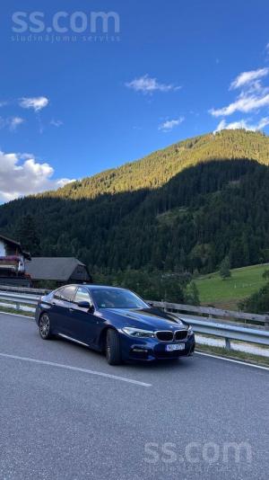 Blue BMW 530 2017 in Riga, with an engine capacity of 2.00 L and mileage of 78 thousand km for 25990 €, photo 11 on AUTOMOTO.COM.LV