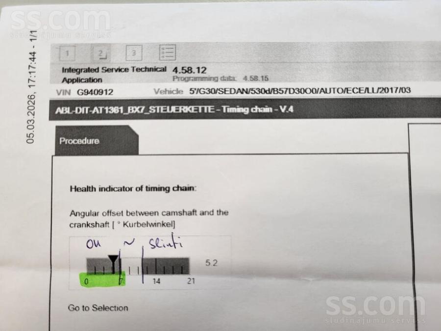 Zils BMW 530 2017 Rīga, ar dzinēja tilpumu 3.00 L un nobraukumu 347 tūkst. km par 20000 €, foto 8 vietnē AUTOMOTO.COM.LV
