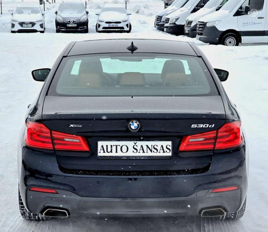Zils BMW 530 2018 Tauragė, ar dzinēja tilpumu 2.99 L un nobraukumu 280 tūkst. km par 19250 €, foto 10 vietnē AUTOMOTO.COM.LV