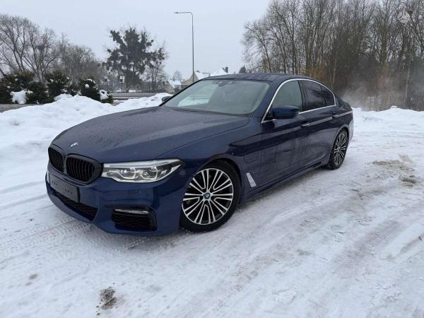 Blue BMW 530 2018 in Kaunas, with an engine capacity of 2.00 L and mileage of 130 thousand km for 19700 €, photo 1 on AUTOMOTO.COM.LV