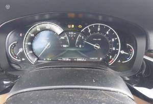 Blue BMW 530 2018 in Vilnius, with an engine capacity of 2.00 L and mileage of 73 thousand km for 13198 €, photo 12 on AUTOMOTO.COM.LV