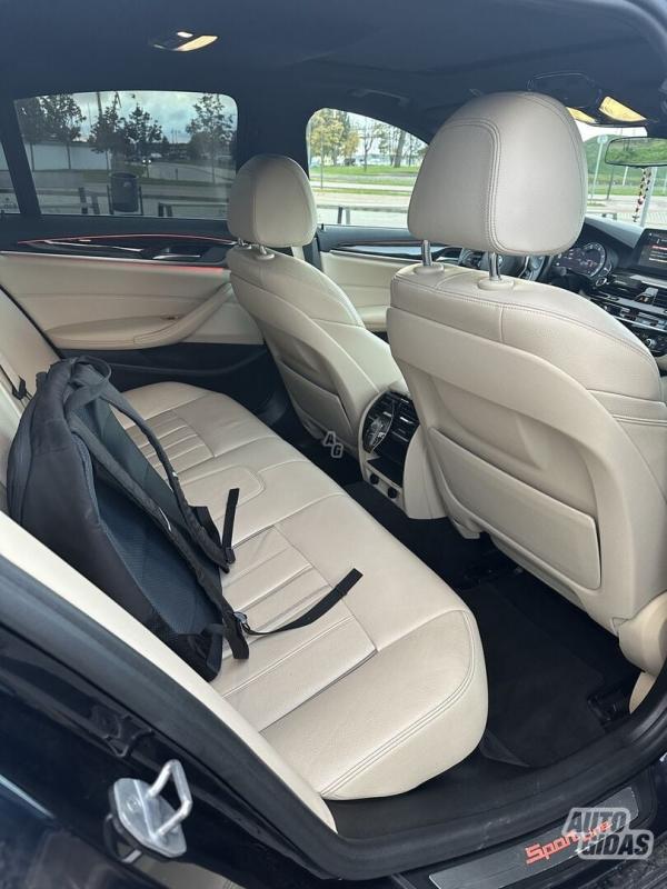 Blue BMW 530 2018 in Klaipeda, with an engine capacity of 2.00 L and mileage of 26 thousand km for 15950 €, photo 9 on AUTOMOTO.COM.LV