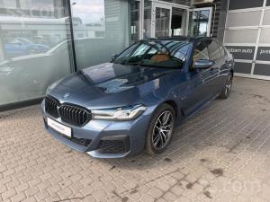 Blue BMW 530 2023 in Riga, with an engine capacity of 2.00 L and mileage of 80 thousand km for 37500 €, photo  on AUTOMOTO.COM.LV