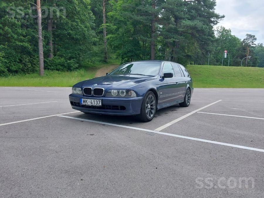 Blue BMW 530 2002 in Aluksne, with an engine capacity of 3.00 L and mileage of 0 thousand km for 1350 €, photo 1 on AUTOMOTO.COM.LV