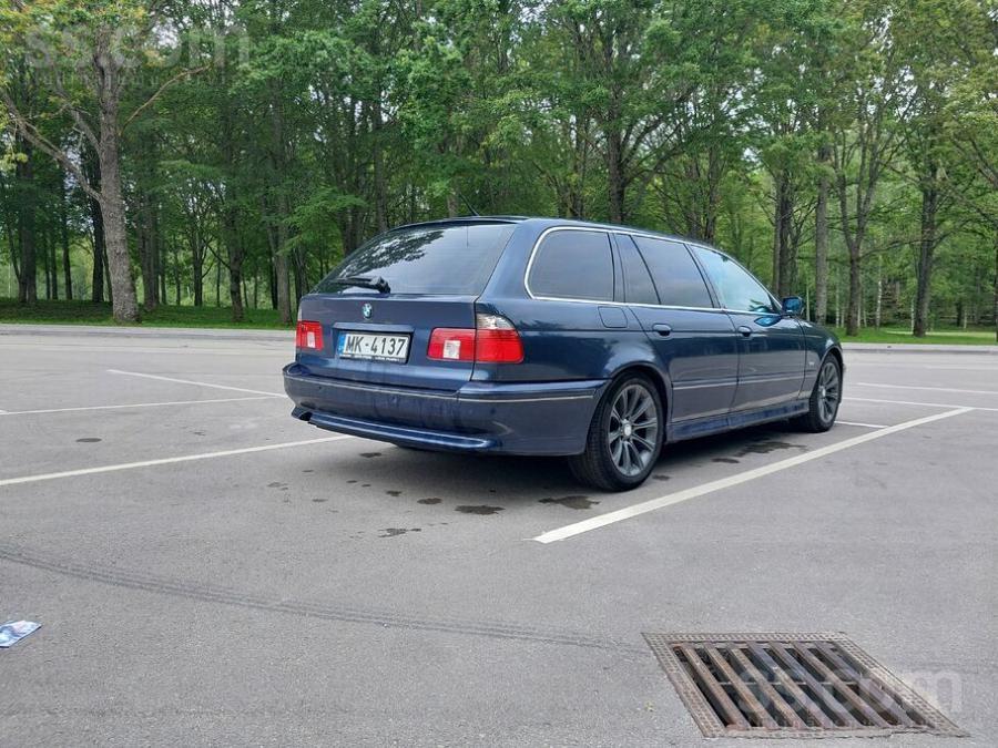 Blue BMW 530 2002 in Aluksne, with an engine capacity of 3.00 L and mileage of 0 thousand km for 1350 €, photo 5 on AUTOMOTO.COM.LV