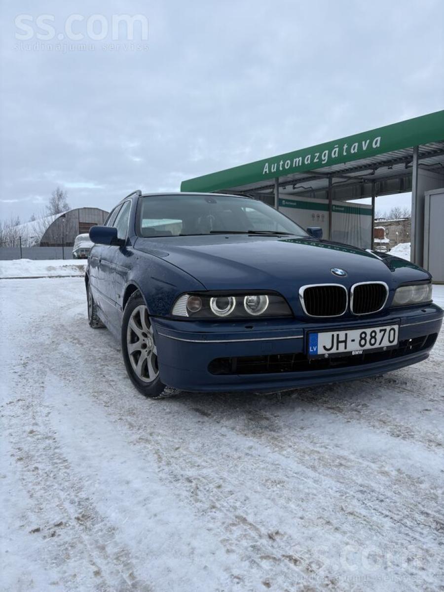 Blue BMW 530 2002 in Ludza, with an engine capacity of 3.00 L and mileage of 439 thousand km for 1500 €, photo 1 on AUTOMOTO.COM.LV