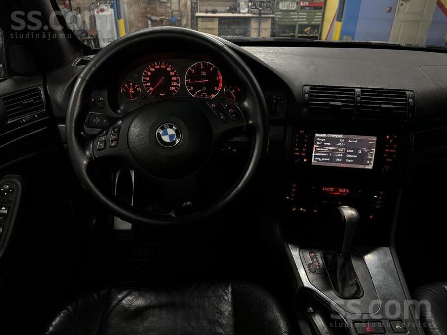 Blue BMW 530 2003 in Liepaja, with an engine capacity of 3.00 L and mileage of 334 thousand km for 2490 €, photo 13 on AUTOMOTO.COM.LV