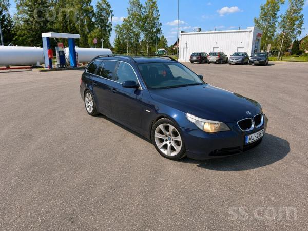 Blue BMW 530 2004 in Riga, with an engine capacity of 3.00 L and mileage of 435 thousand km for 3150 €, photo 1 on AUTOMOTO.COM.LV