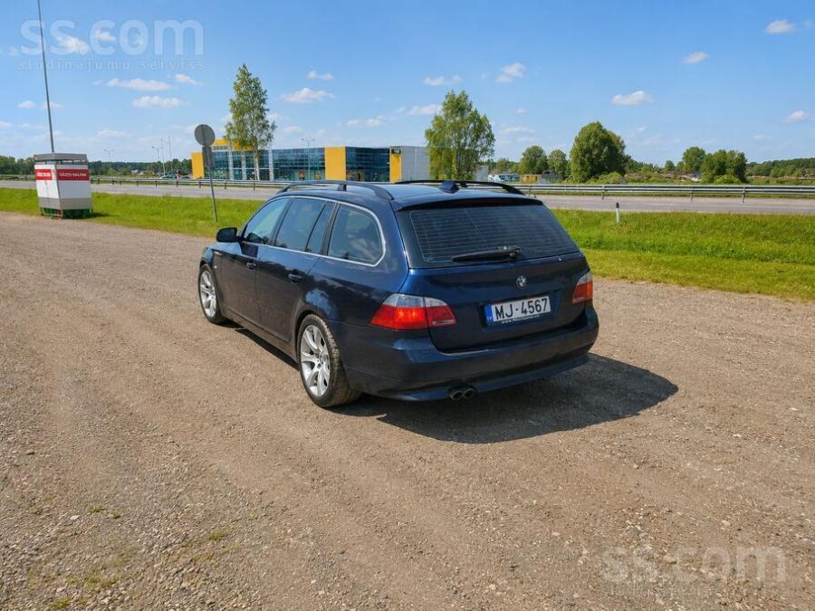 Blue BMW 530 2004 in Riga, with an engine capacity of 3.00 L and mileage of 435 thousand km for 3150 €, photo 4 on AUTOMOTO.COM.LV