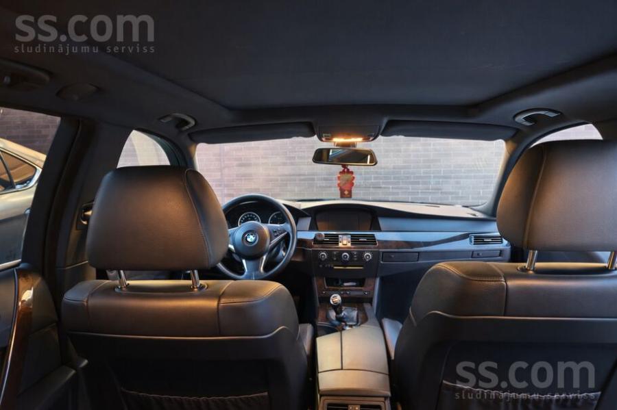 Blue BMW 530 2004 in Riga, with an engine capacity of 3.00 L and mileage of 435 thousand km for 3150 €, photo 9 on AUTOMOTO.COM.LV