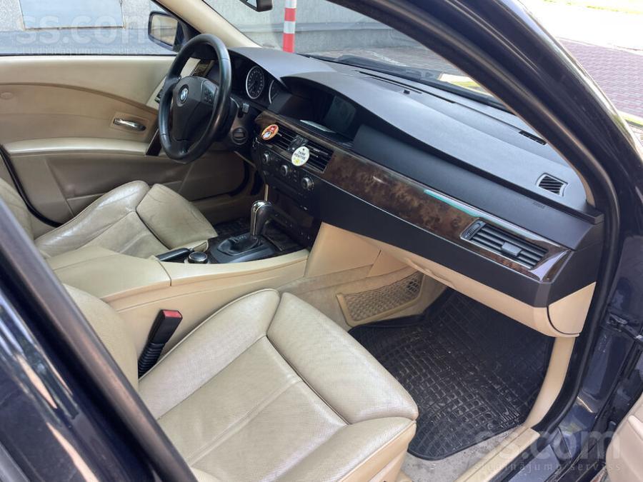 Zils BMW 530 2005 Rīga, ar dzinēja tilpumu 3.00 L un nobraukumu 360 tūkst. km par 3390 €, foto 12 vietnē AUTOMOTO.COM.LV
