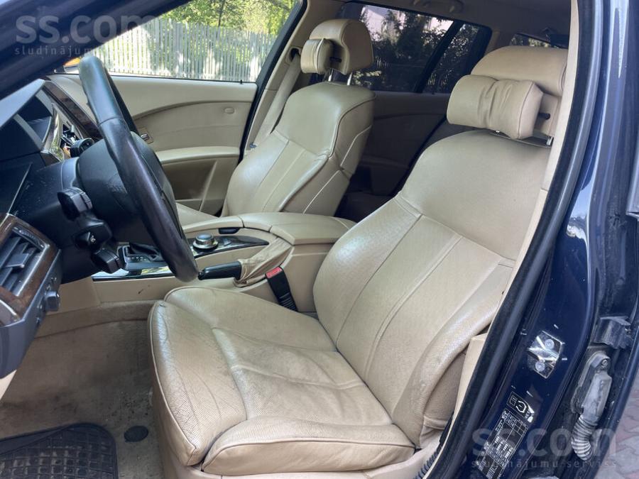 Zils BMW 530 2005 Rīga, ar dzinēja tilpumu 3.00 L un nobraukumu 360 tūkst. km par 3390 €, foto 13 vietnē AUTOMOTO.COM.LV