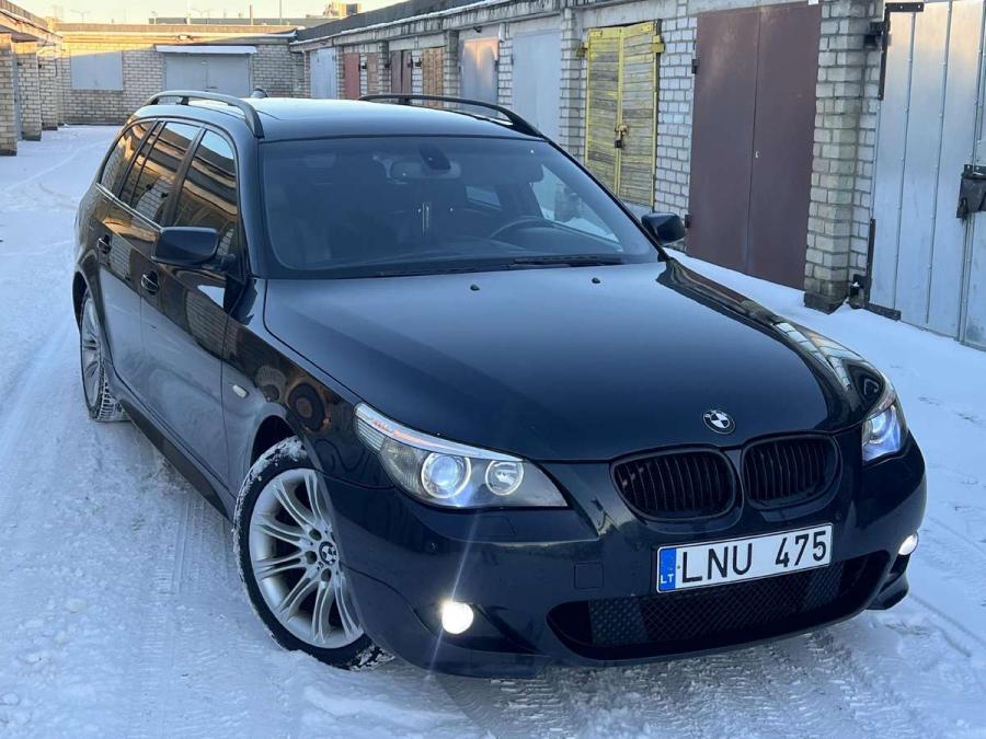 Blue BMW 530 2005 in Kaunas, with an engine capacity of 2.99 L and mileage of 386 thousand km for 3850 €, photo 1 on AUTOMOTO.COM.LV