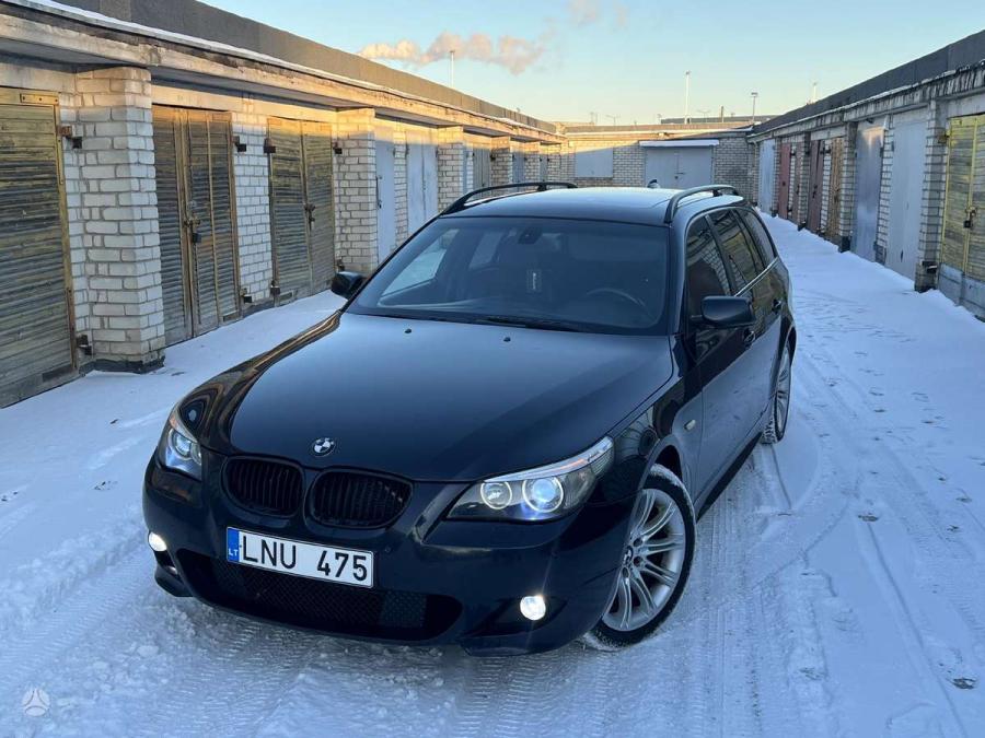 Blue BMW 530 2005 in Kaunas, with an engine capacity of 2.99 L and mileage of 386 thousand km for 3850 €, photo 6 on AUTOMOTO.COM.LV