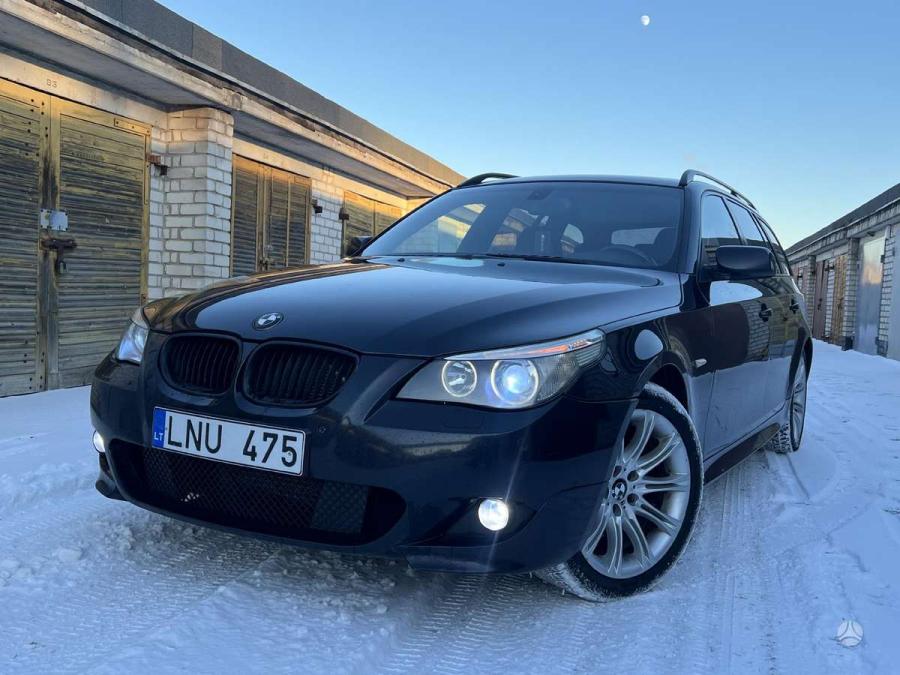 Blue BMW 530 2005 in Kaunas, with an engine capacity of 2.99 L and mileage of 386 thousand km for 3850 €, photo 7 on AUTOMOTO.COM.LV